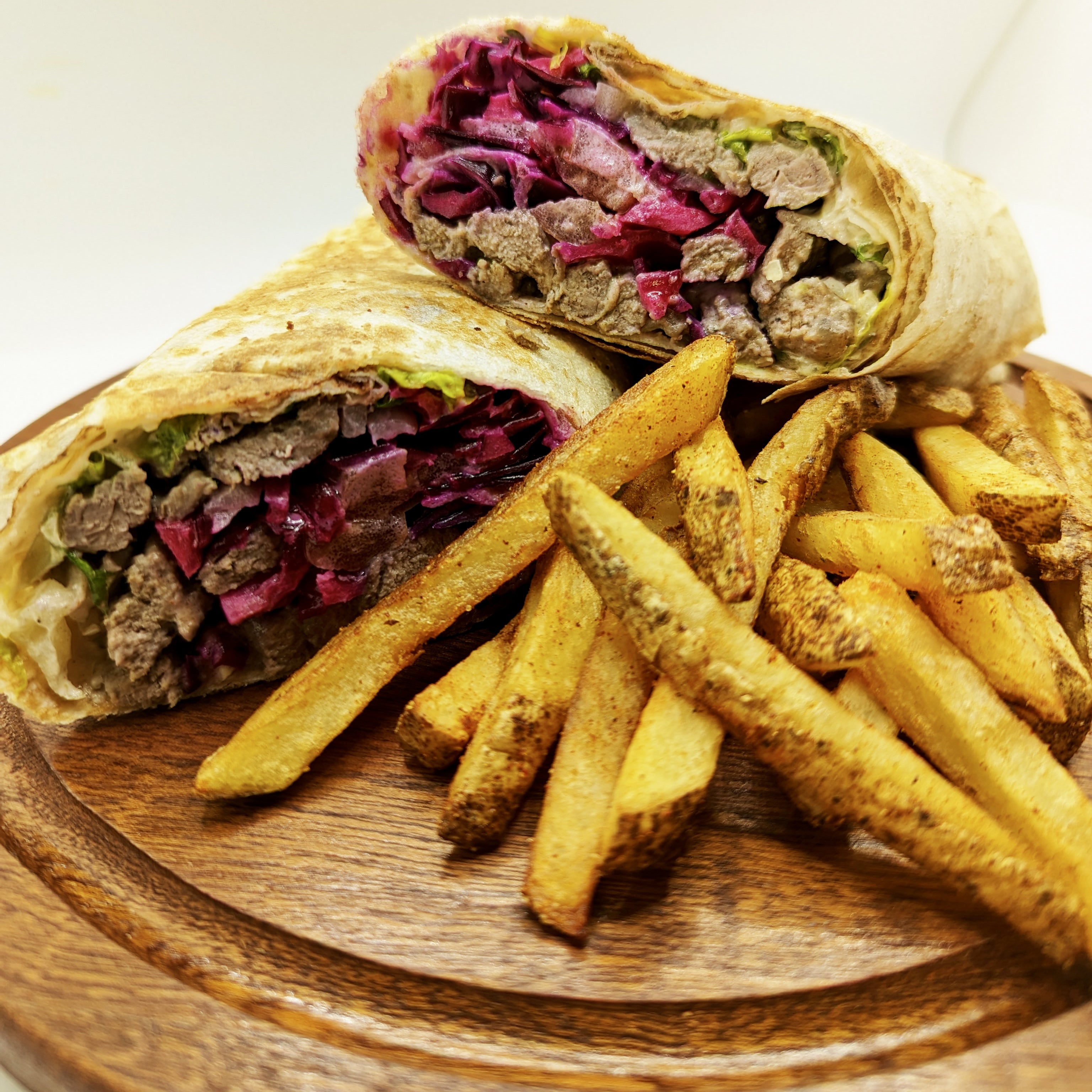 SAJ BEEF WRAP | Yalla Nakol Restaurant