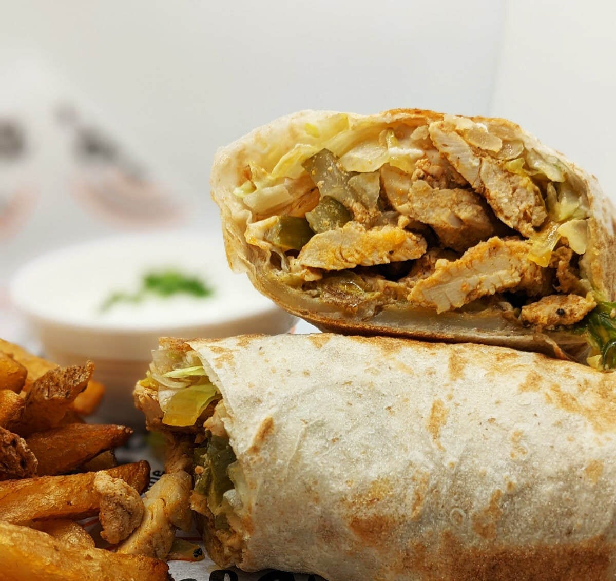 SAJ CHICKEN WRAP | Yalla Nakol Restaurant